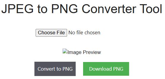 JPEG to PNG Converter - promtool