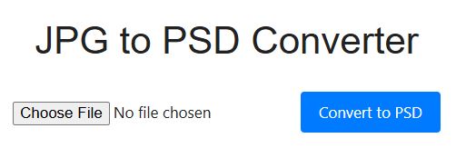 JPG to PSD Converter - promtool